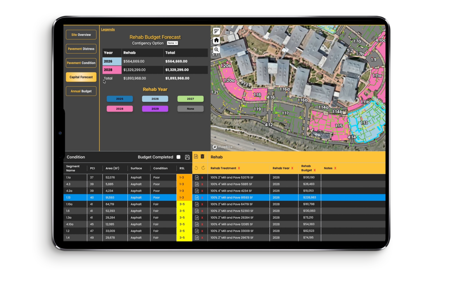 Multi-Year Pavement Maintenance Plan for a Large Office Campus - DCPS